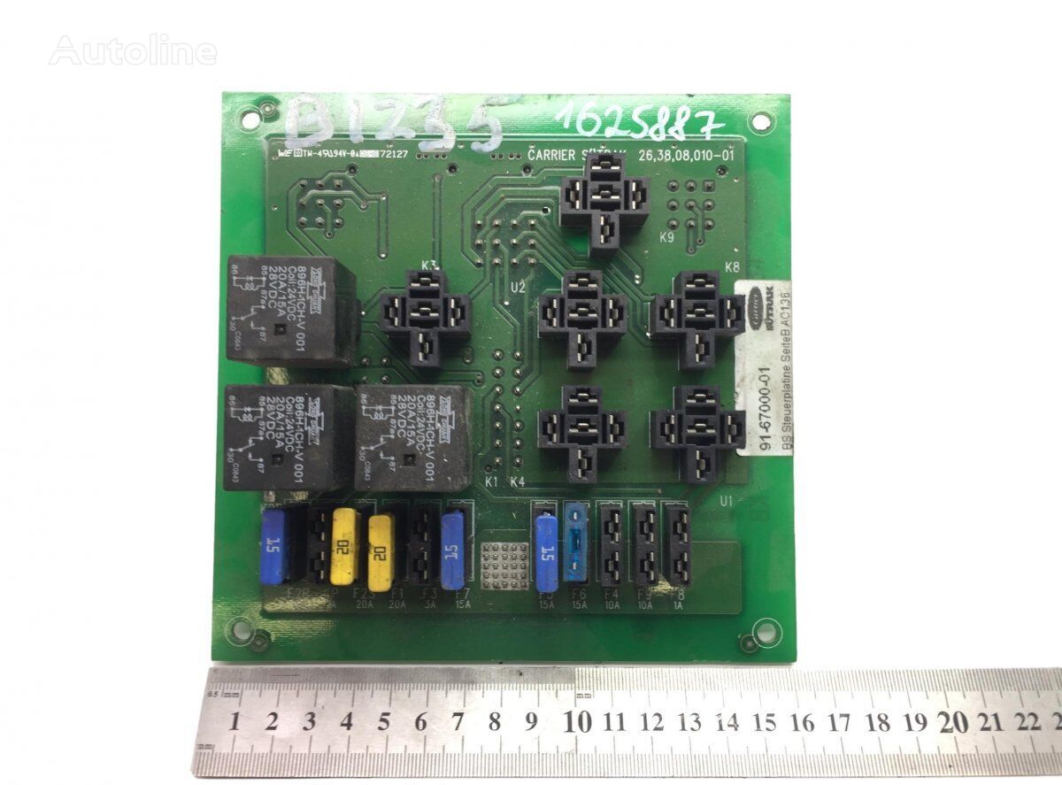 Carrier B12B (01.97-12.11) 91-67000-01 kutija s osiguračima za Volvo B6, B7, B9, B10, B12 bus (1978-2011) autobusa