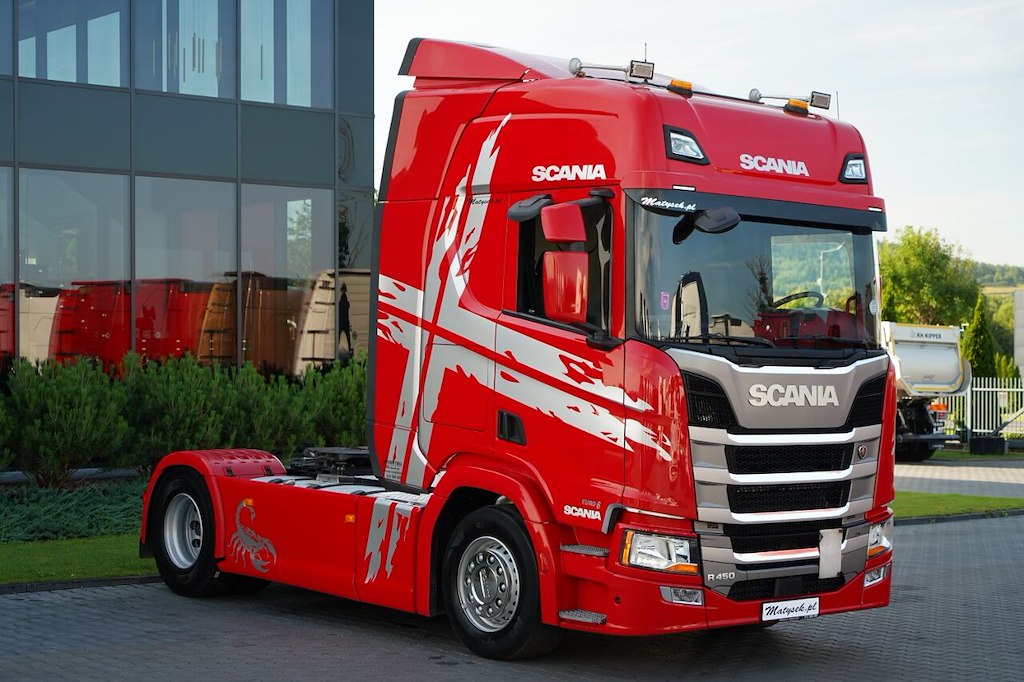 Scania R 450 / OPONY 100% / SPROWADZONA / PO KONTRAKCIE SERWISOWYM tegljač