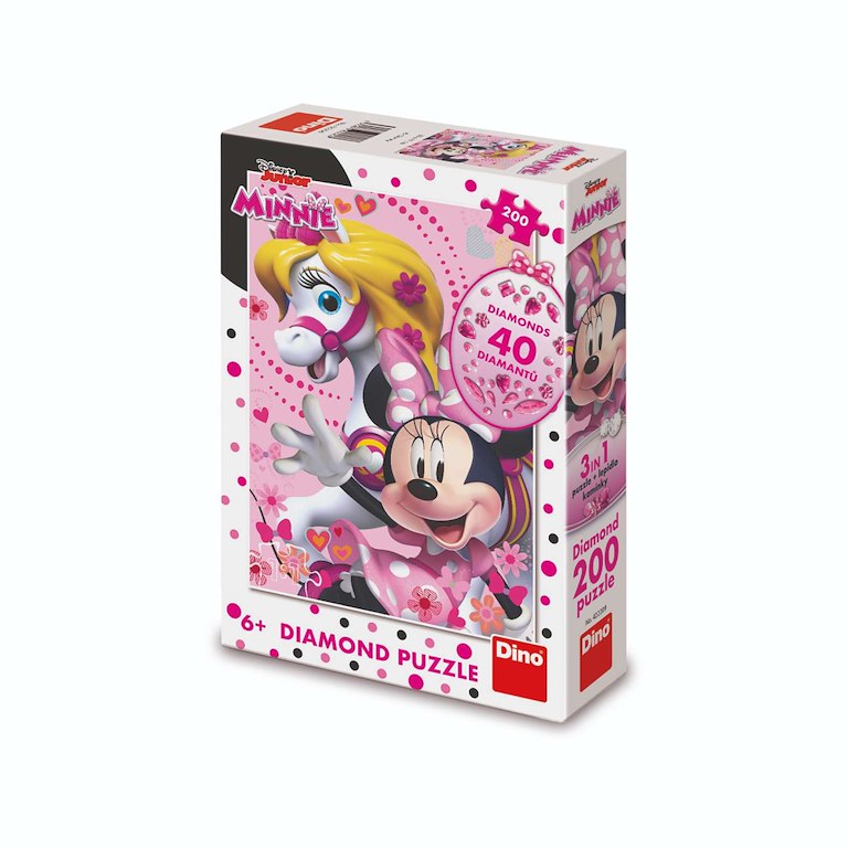 DINO MINI MAUS – PUZZLE SET DIAMOND 200 KOM
