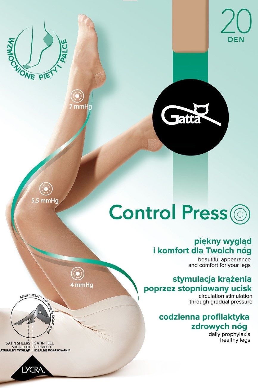 CONTROL PRESS - Ženske čarape 20 DEN