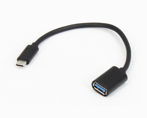 E-GREEN Adapter USB 3.0 (F) - USB 3.1 Tip C (M) - OTG 0.15m crni