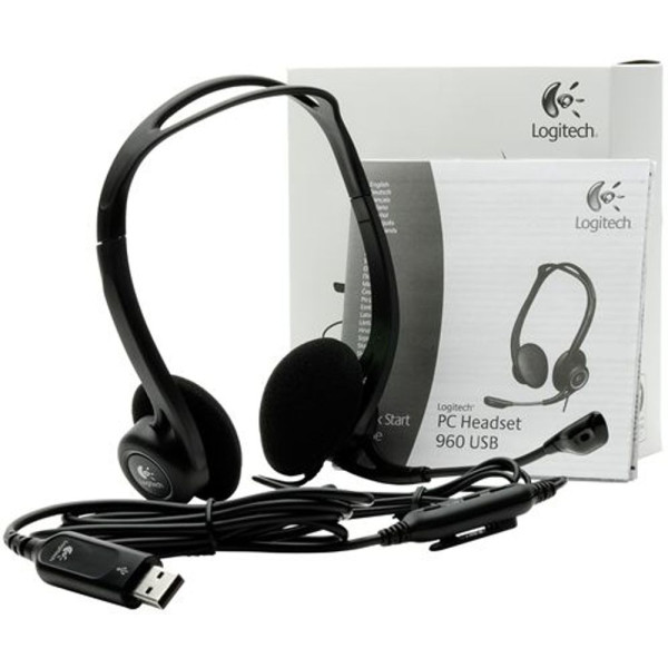Slusalice Sa mikrofonom Logitech PC 960 Stereo Headset For Business