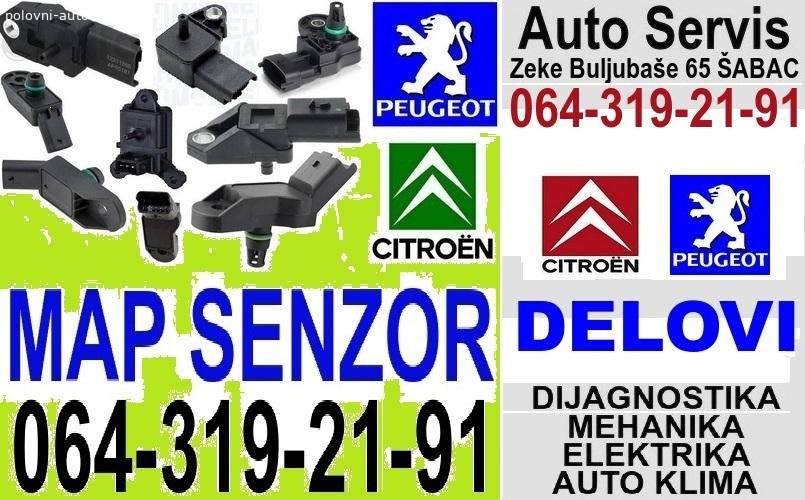 MAP SENZOR Pežo Citroen Peugeot