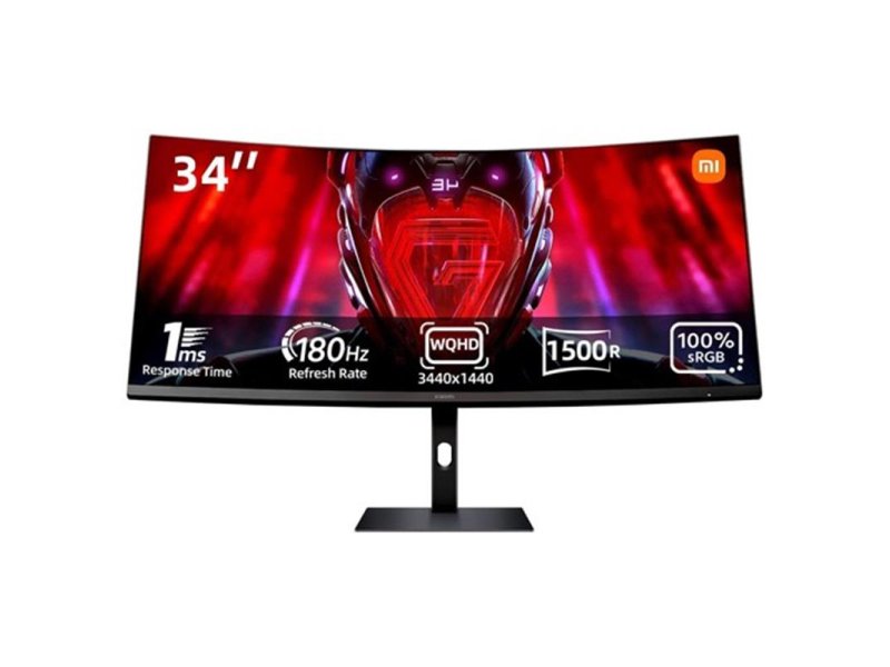 XIAOMI G34WQI WQHD 180HZ AMD FREESYNC PREMIUM CURVED (ELA5454EU)