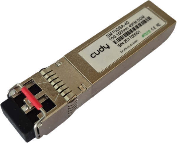 CUDY SM10GSA-40 SINGLE MODE SFP+, 10GBPS, LC SMF, 40KM, 1550NM