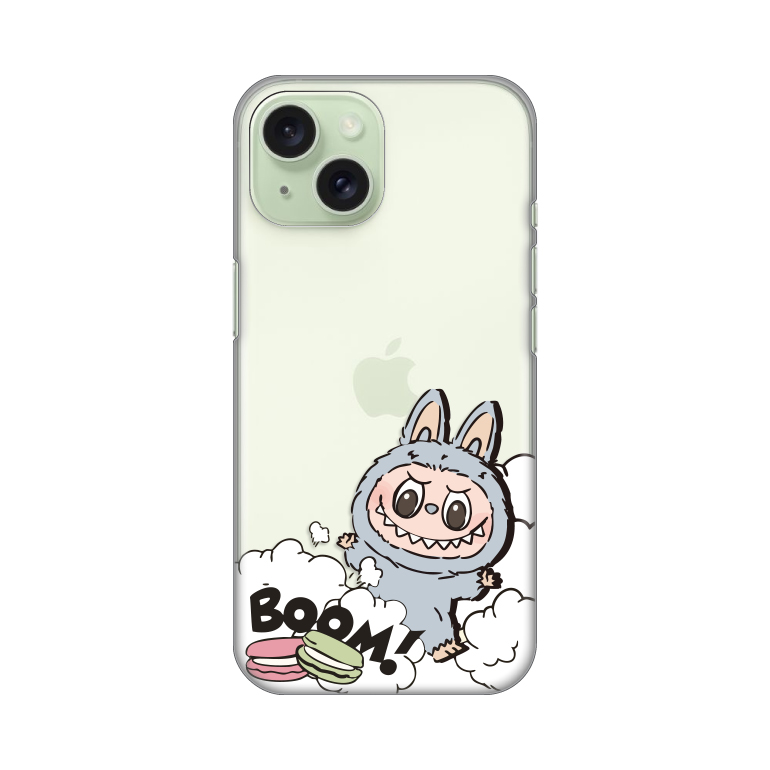 TORBICA SILIKONSKA PRINT SKIN ZA IPHONE 15 6.1 LA BUBU MACARON