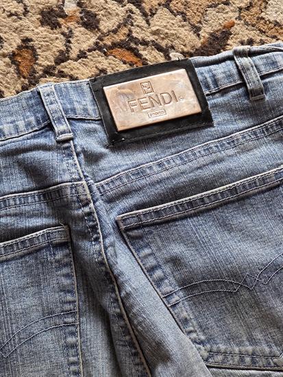 Fendi Jeans farmerke sa visokim strukom