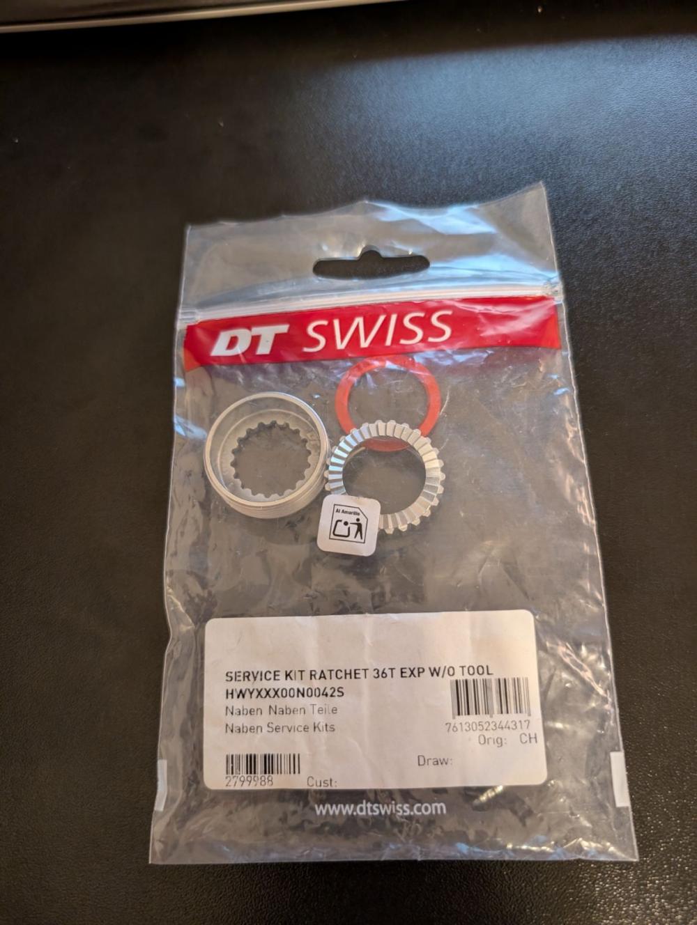 DT Swiss Service Kit -EXP Hubs to 36EXP