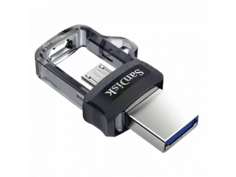 SANDISK DUAL DRIVE USB 64GB M3.0 GREY&SILVER 67655