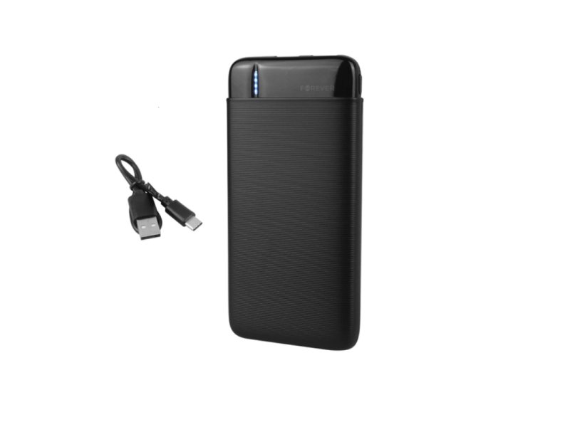 FOREVER FOREVER POWER BANK 10000 MAH BLACK