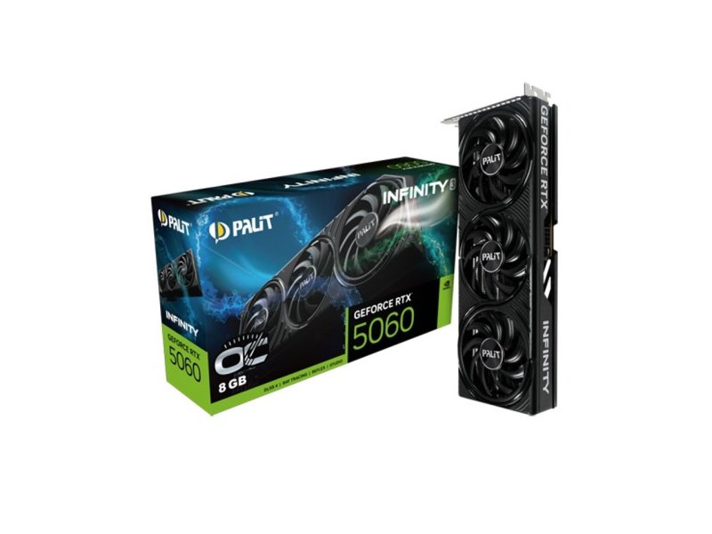 PALIT GEFORCE RTX 5060 INFINITY 3 OC 8GB GDDR7 NE75060T19P1-GB2063S