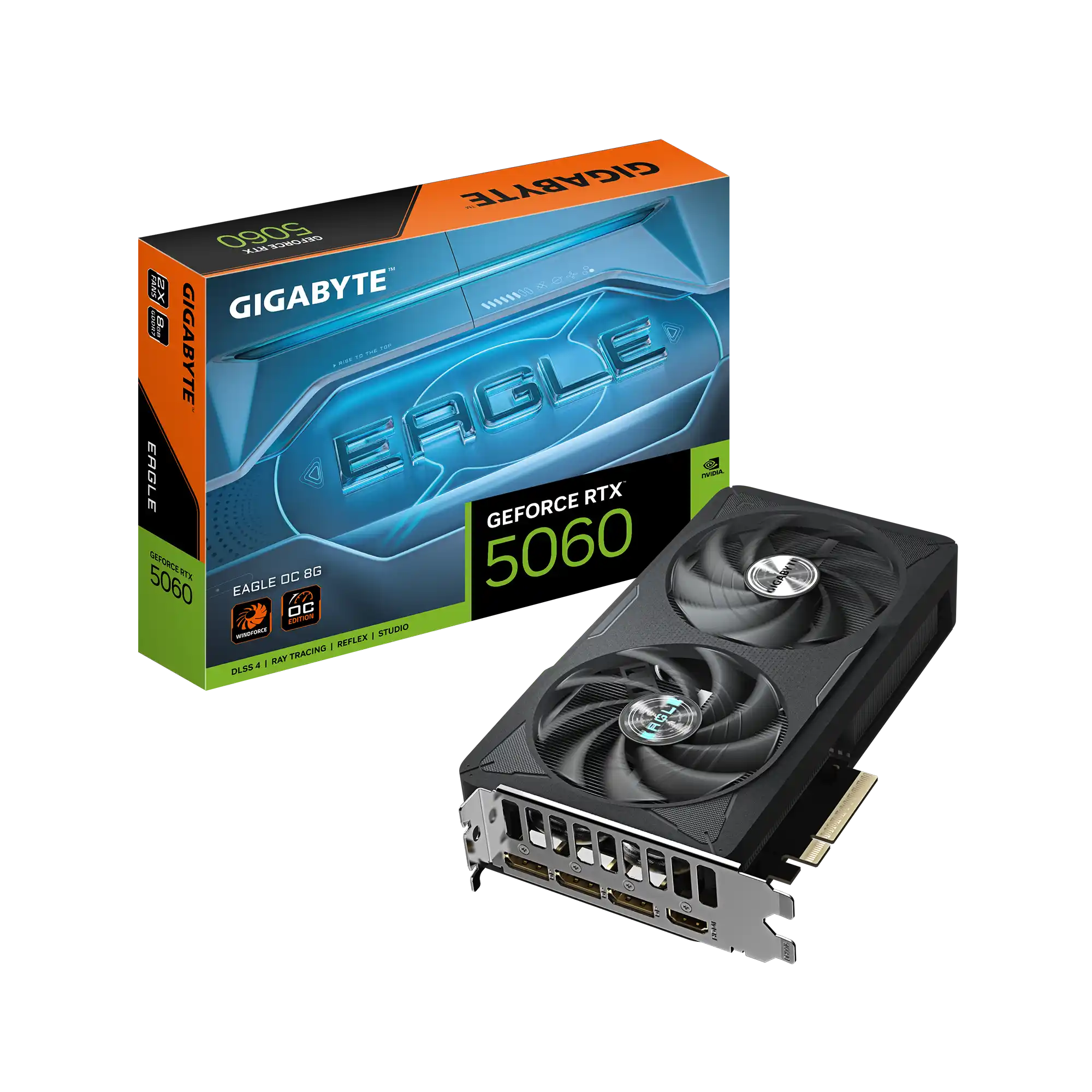 GRAFIČKA KARTA GIGABYTE GEFORCE RTX 5060 EAGLE OC GV-N5060EAGLE OC-8GD 8GB GDDR7