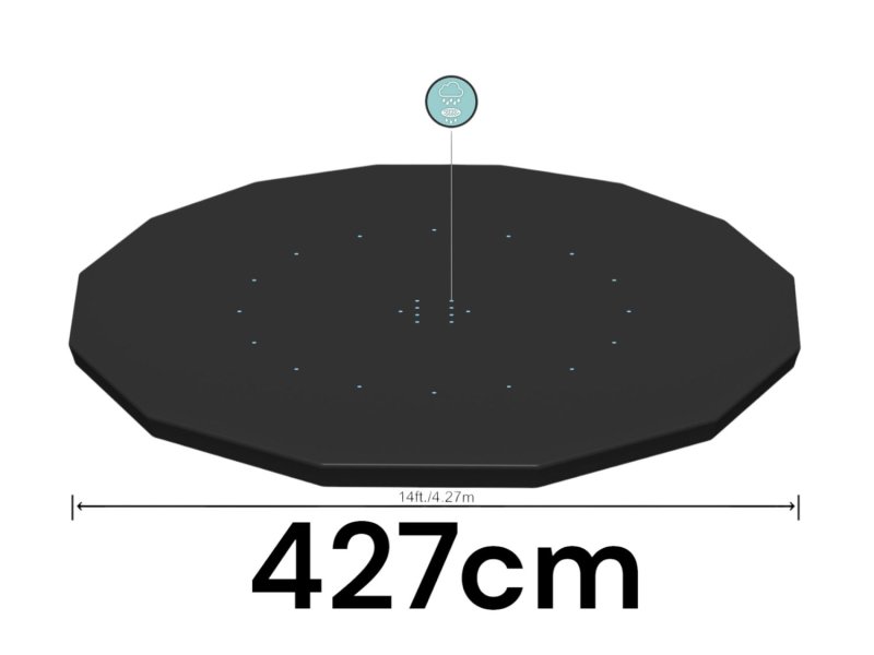 BESTWAY PREKRIVAČ ZA BAZEN BESTWAY 427CM
