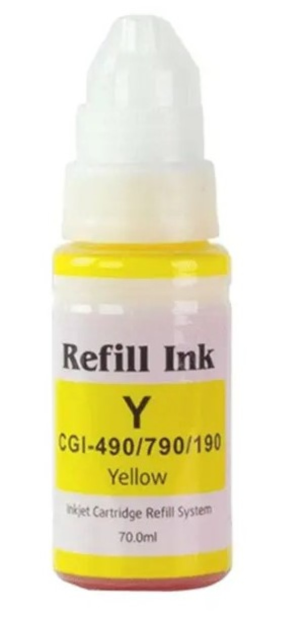 INKJET GI-490 DOPUNA YELLOW SINO BOJA BOCICA SADRŽI 70 ML MASTILA ZA CANON CNIJY490SC