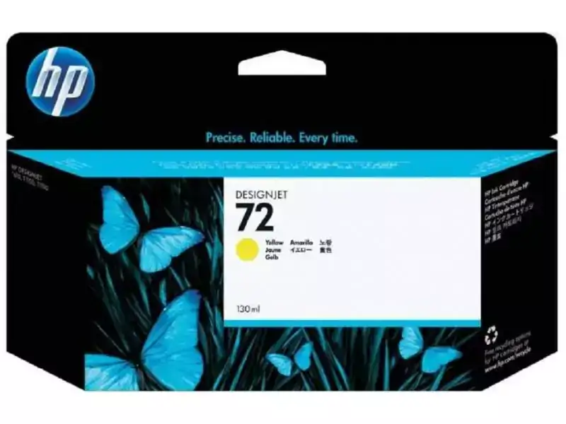 HP NO.72 130 ML YELLOW INK CARTRIDGE C9373A