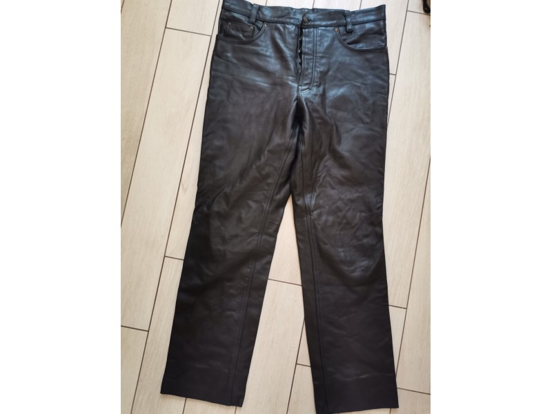 KOŽNE pantalone kao nove