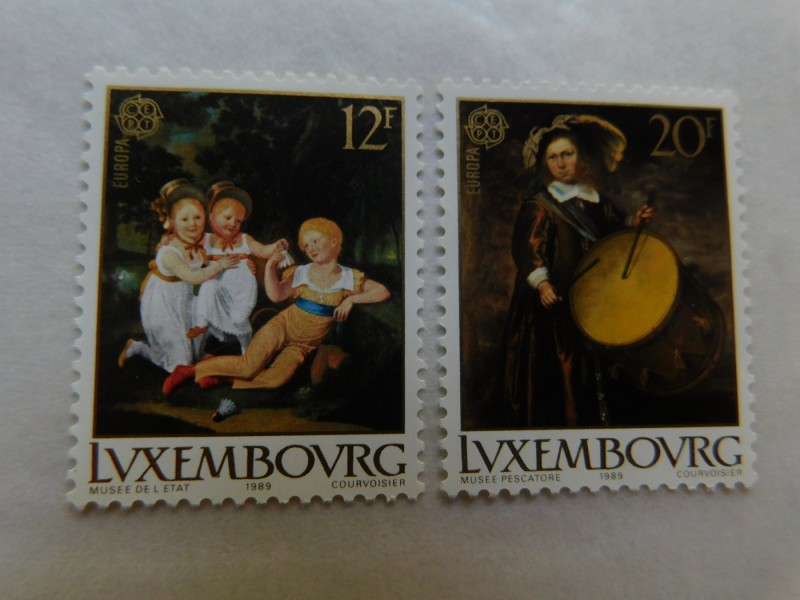 LUXEMBOURG EUROPA 1989 KOMPLET ČISTA SERIJA