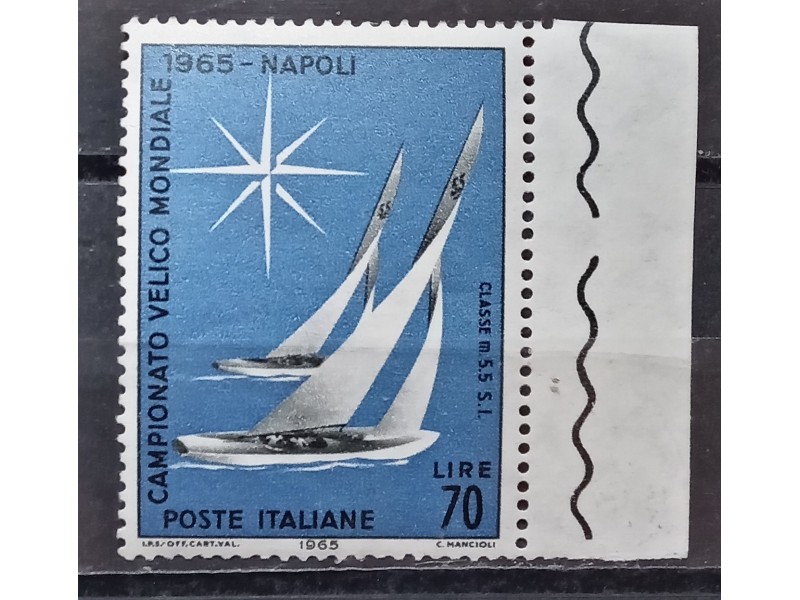 ITALUJA 1965 - SVETSKO PRVENSTVO JEDRILICE **