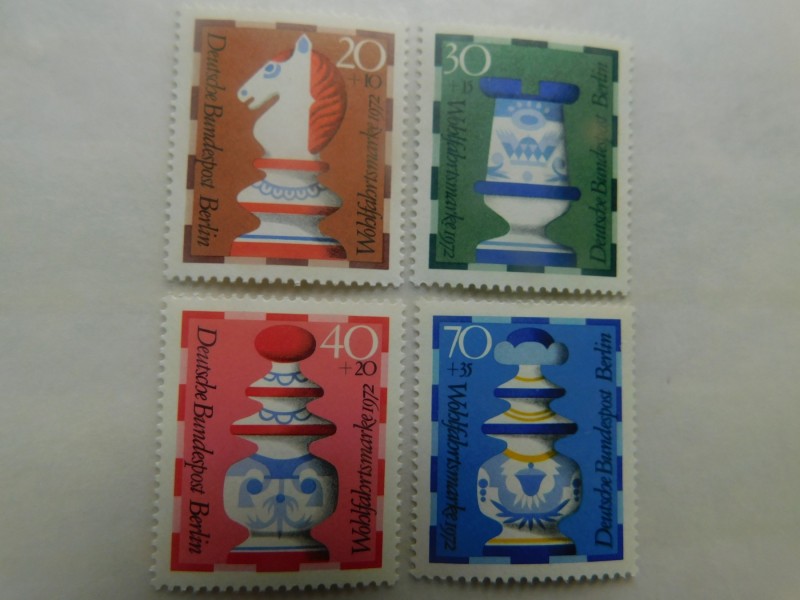 BERLIN WEST 1972 KOMPLET ČISTA SERIJA