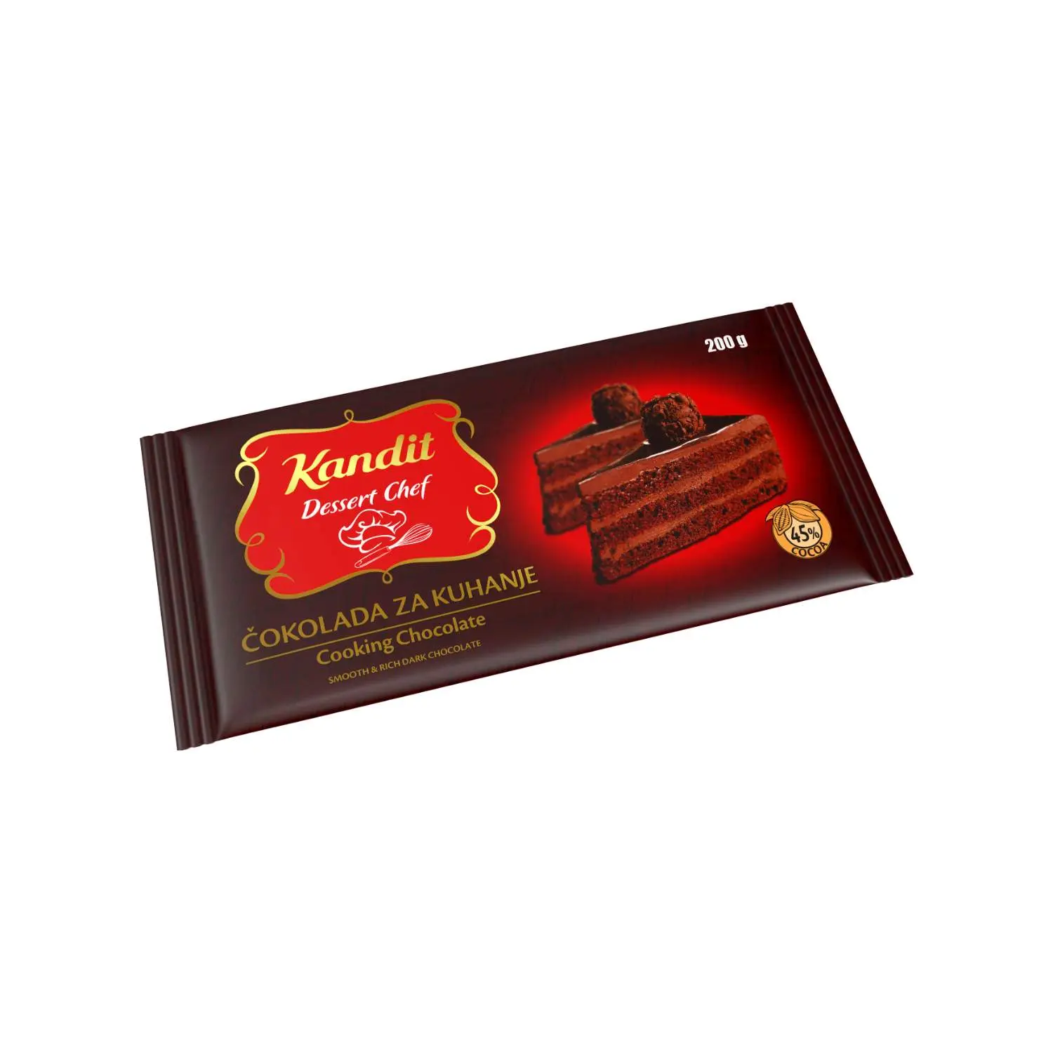 Pionir Čokolada za kuvanje Desert Chef, 200g, Crna