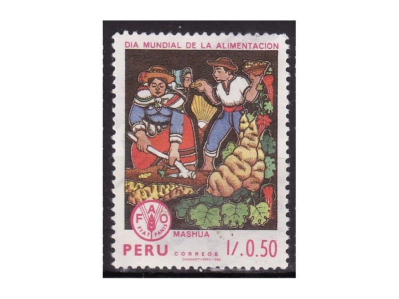 Peru - umetnost - FAO, 1986.