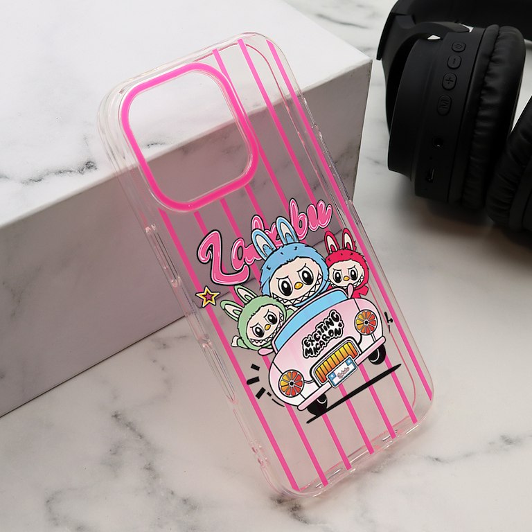 Futrola print PARTY za iPhone 16 Pro (6.3) pink LBB004 (MS)