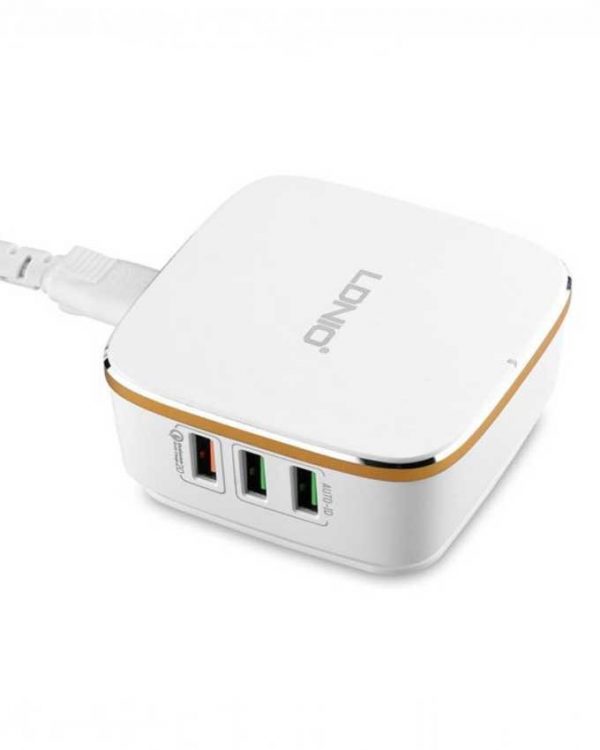 LDNIO USB Charger 6 Ports 5V/2.4A-9V/1,67A 50W Beli