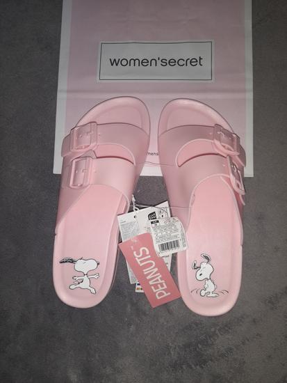 WS roze Snoopy papuce 2 kaisa NOVO!%