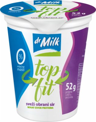 SIR OBRANI TOP FIT 0%MM DR MILK 400G