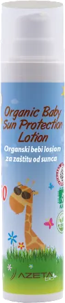 AZETA bio
Baby losion za zaštitu od sunca, 0+ meseci, SPF50, 100 ml