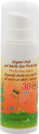 AZETA bio
Losion za zaštitu od sunca za decu i odrasle, SPF30, 50 ml
