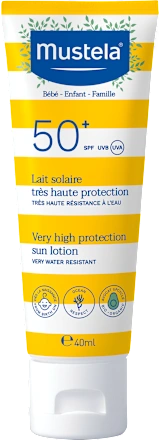 Mustela
Very high protection losion za zaštitu od sunca, SPF50+, 40 ml