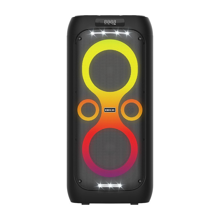 Zvucnik bluetooth BKK K6501D sa dva mikrofona crni (MS)
