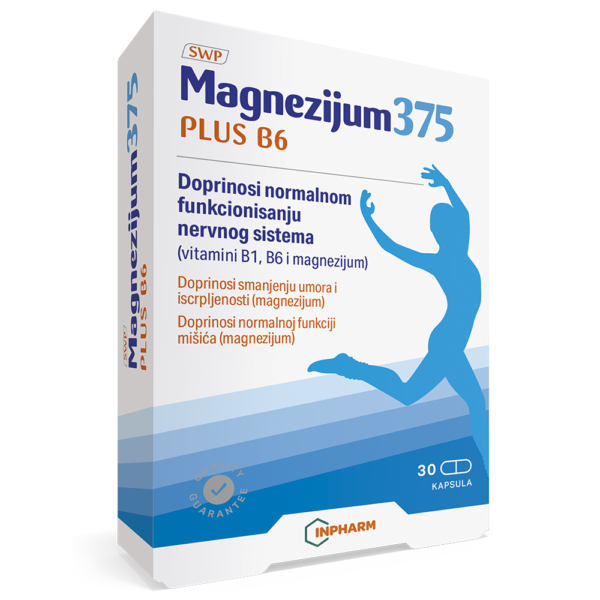 MAGNEZIJUM 375+B6 30 KAPSULA INPHARM