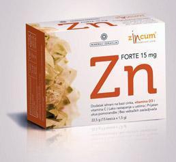 ZINCUM FORTE DIREKT 15MG 15 KESICA