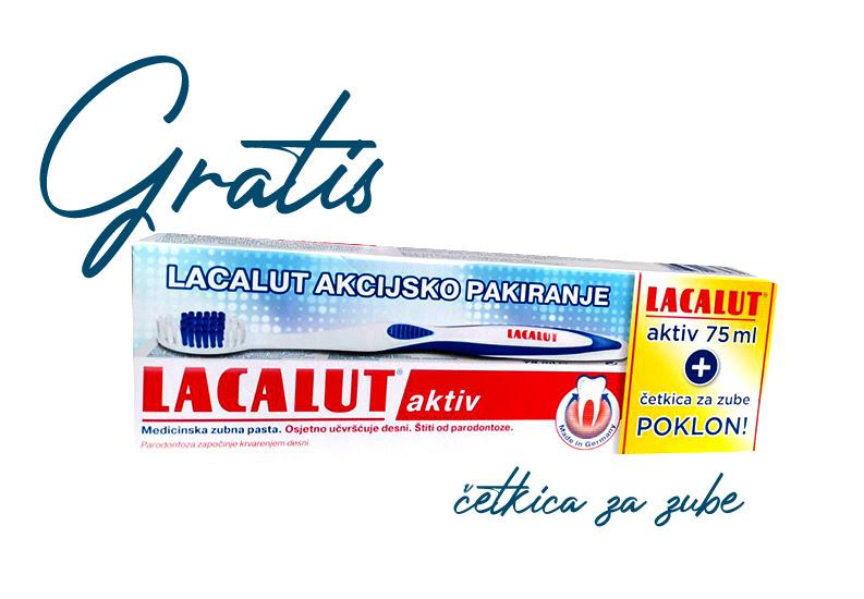 LACALUT PASTA AKTIV 75ML+GRATIS