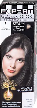 STILL
GLOSS COLOR 3 - PRIRODNA TAMNO SMEĐA boja za kosu, 1 kom