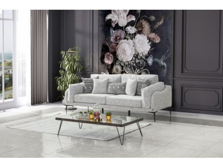 Atelier del Sofa Sofa sa 3 sedišta Mia Grey