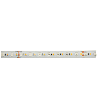 LED traka 115 RGB-UWW Ra90+ 13,5W/m 1023lm/m 24VDC IP44 5m
Power rating at 100% Mix RGBW max. 27,5W/m