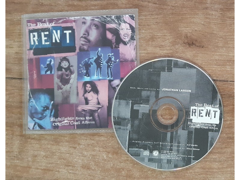 RENT The Best Of -Jonathan Larson CD, 1999