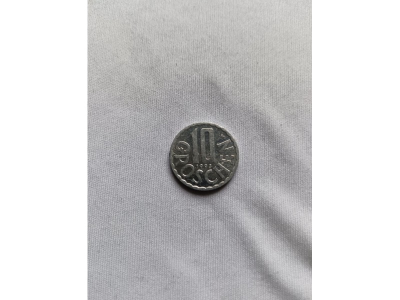Аустрија 10 гроша,1993 год.