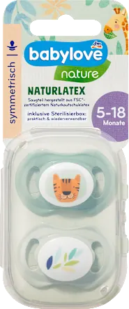 babylove nature
nature NATURLATEX varalice silikonske, simetrične, 5-18 meseci, više vrsta, 2 kom
