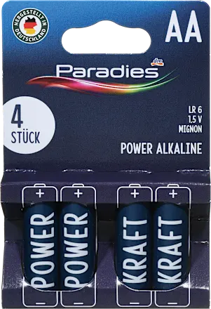Paradies
Power Alkaline Mignon AA baterije,