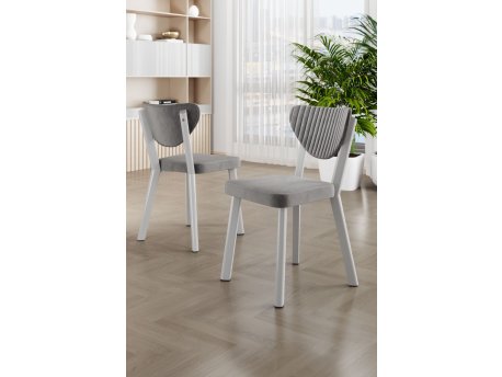 HANAH HOME Set stolica (6 komada) Arfe Grey White