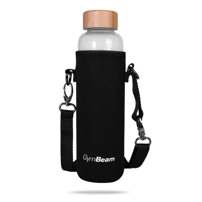 Staklena flaša Bamboo 600 ml - GymBeam