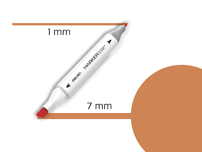 DELI MARKER SKETCH 21 TERAKOTA 70801A-21ID EK000703647