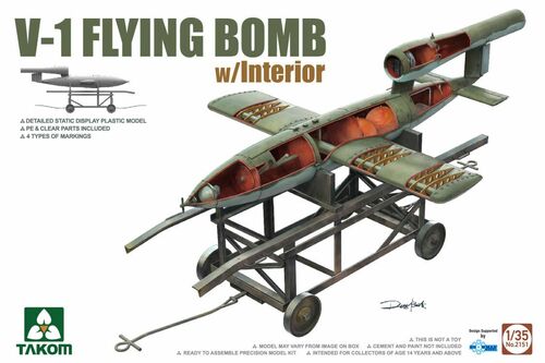 Takom 2151 V-1 Flying Bomb w/Interior