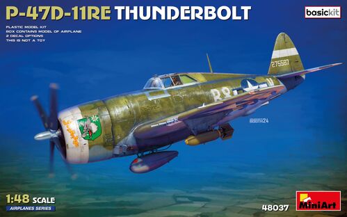 MiniArt 48037 P-47D-11RE Thunderbolt. Basic Kit