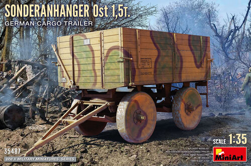 MiniArt 35487 Sonderanhanger Ost 1.5t. German Cargo Trailer