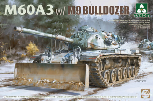 Takom 2137 M60A3 w/M9 Bulldozer